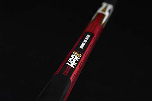 STX unisex adult X92 Ice Hockey Stick, Black/Red, Senior US