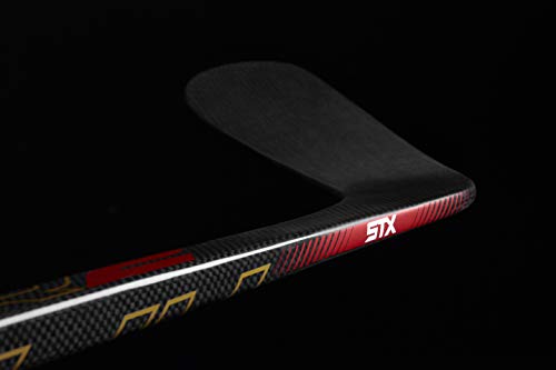 STX unisex adult X92 Ice Hockey Stick, Black/Red, Senior US