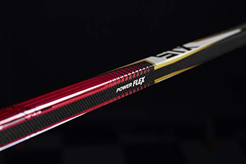 STX unisex adult X92 Ice Hockey Stick, Black/Red, Senior US