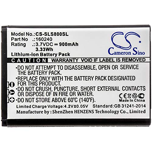 Cameron Sino 900mAh Battery for Steelseries H Wireless Gaming-Headset, Steelseries 160240, Steelseries Siberia 800