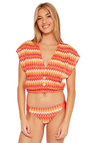 Trina Turk Women's Standard Sunray Crop Top, Multi, X-Small