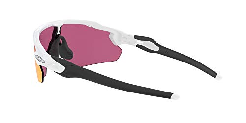Oakley Men's OO9211 Radar EV Pitch Shield Sunglasses, Polished White/Prizm Field, 38 mm