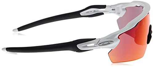 Oakley Men's OO9211 Radar EV Pitch Shield Sunglasses, Polished White/Prizm Field, 38 mm