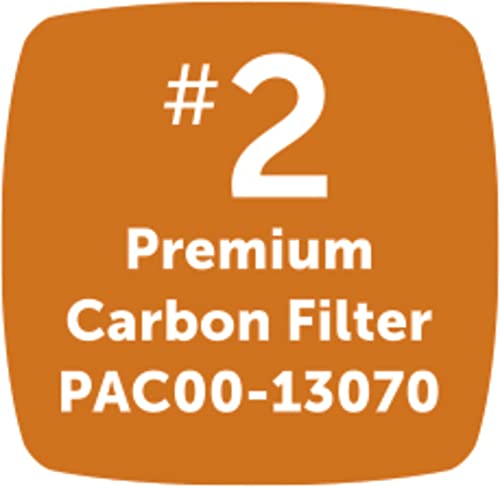 PetSafe Drinkwell Premium Carbon Replacement Filters, Dog and Cat Water Fountain Filters, Pack of 12 ,Black/White
