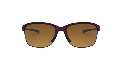 Oakley womens Oo9191 Unstoppable Sunglasses, Raspberry Spritzer/Brown Gradient Polarized, 65 mm US