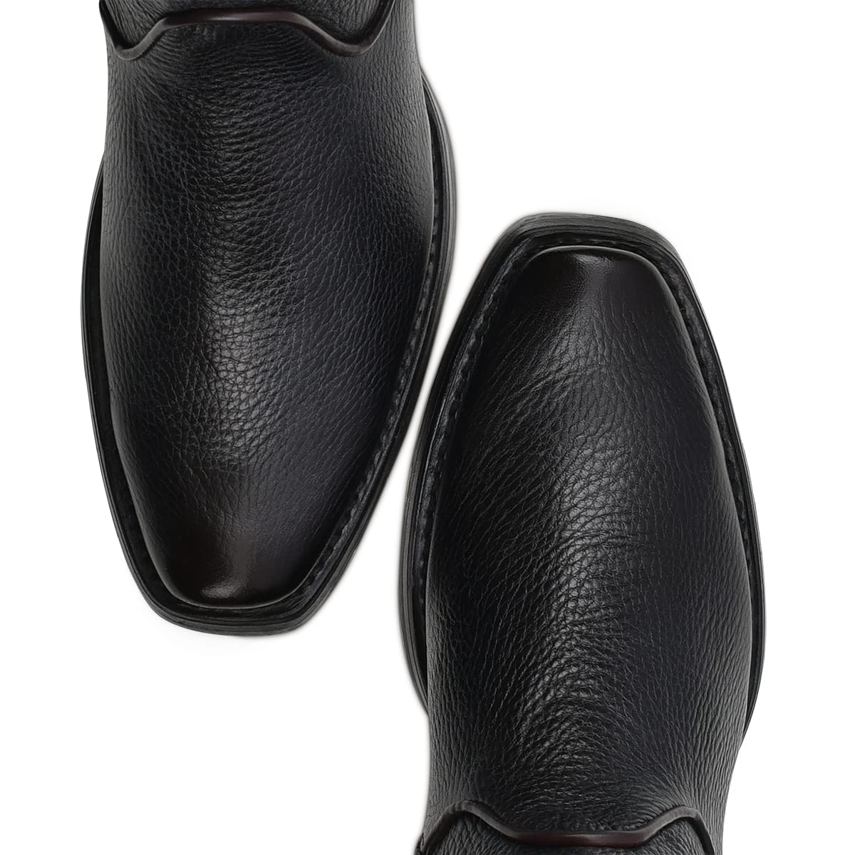 Cuadra Men's Boot in Bovine Leather Black with Zipper, 1J2JRS, Size 9.5