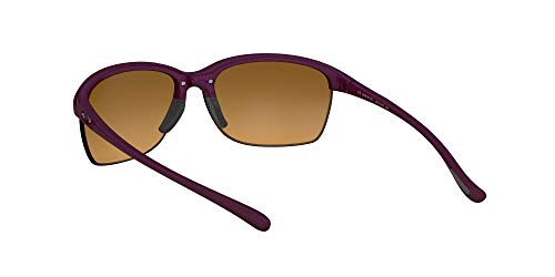 Oakley womens Oo9191 Unstoppable Sunglasses, Raspberry Spritzer/Brown Gradient Polarized, 65 mm US