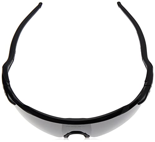 Oakley Men's OO9208 Radar EV Path Rectangular Sunglasses, Polished Black/Prizm Black, 38 mm