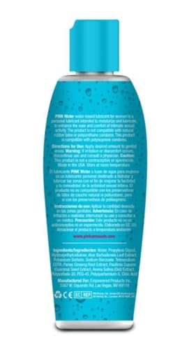 Pink Water - Water-Based Personal Lubricant (4.7 oz.)…