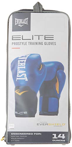 Everlast Elite Pro Style Training Gloves, Blue, 16 oz