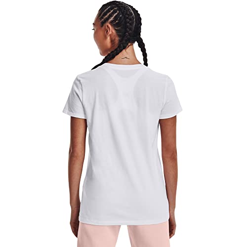 Under Armour Women's Standard Gradient Pill Short Sleeve T-Shirt, (100) White / / Black, Small