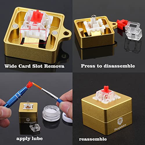 Panjshirv Mechanical Keyboard Switch Lubrication Tool Set Cherry Gateron Invyr TTC Kailh Switch Opener Lubrication Tool