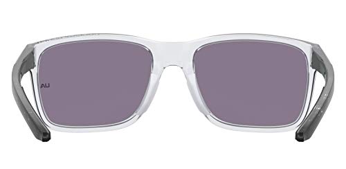 Under Armour Mens Under Armour Male Style Ua 0005/S Sunglasses, Crystal Black/Polarized Green Multi, 58mm 19mm US