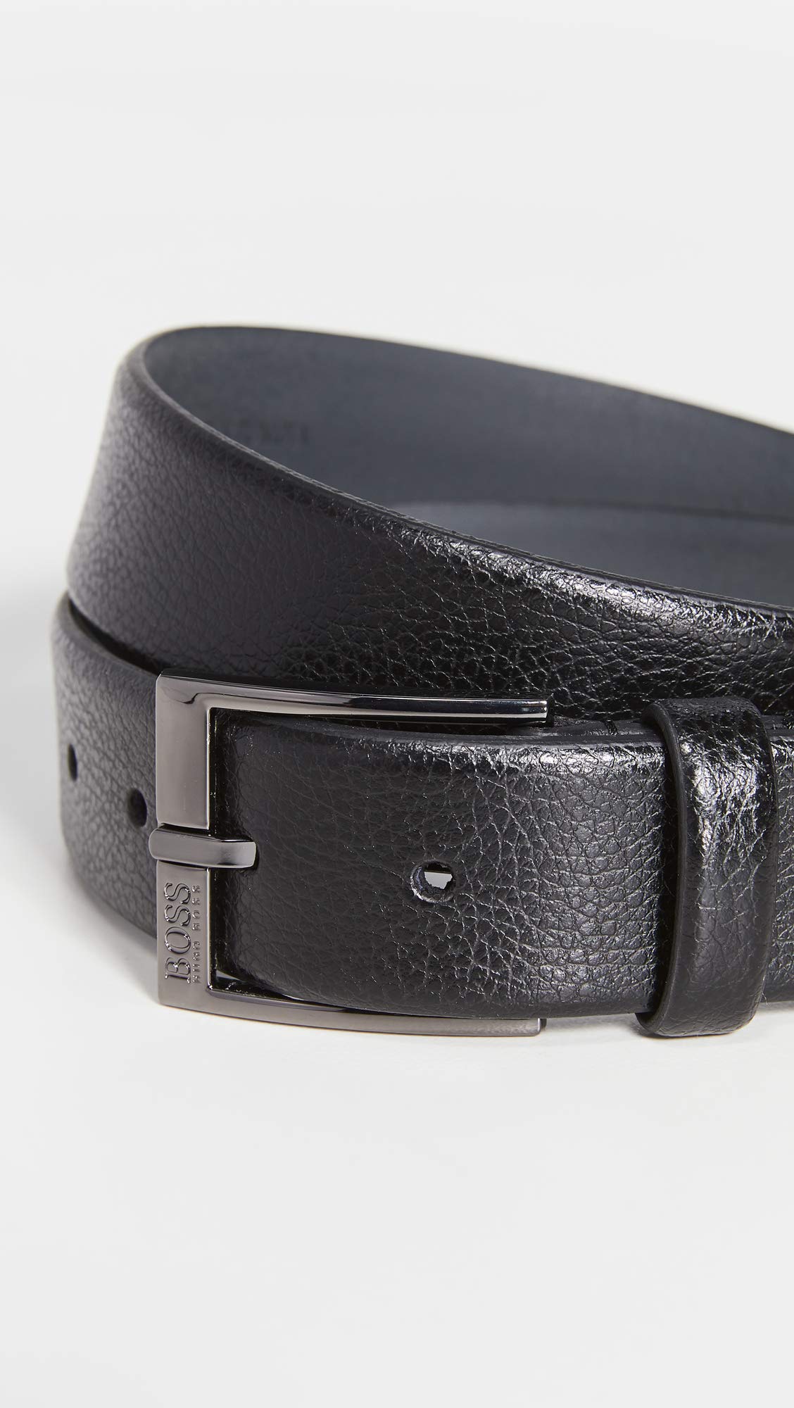 BOSS HUGO Men's Belt, Night Black, 38, 50386188