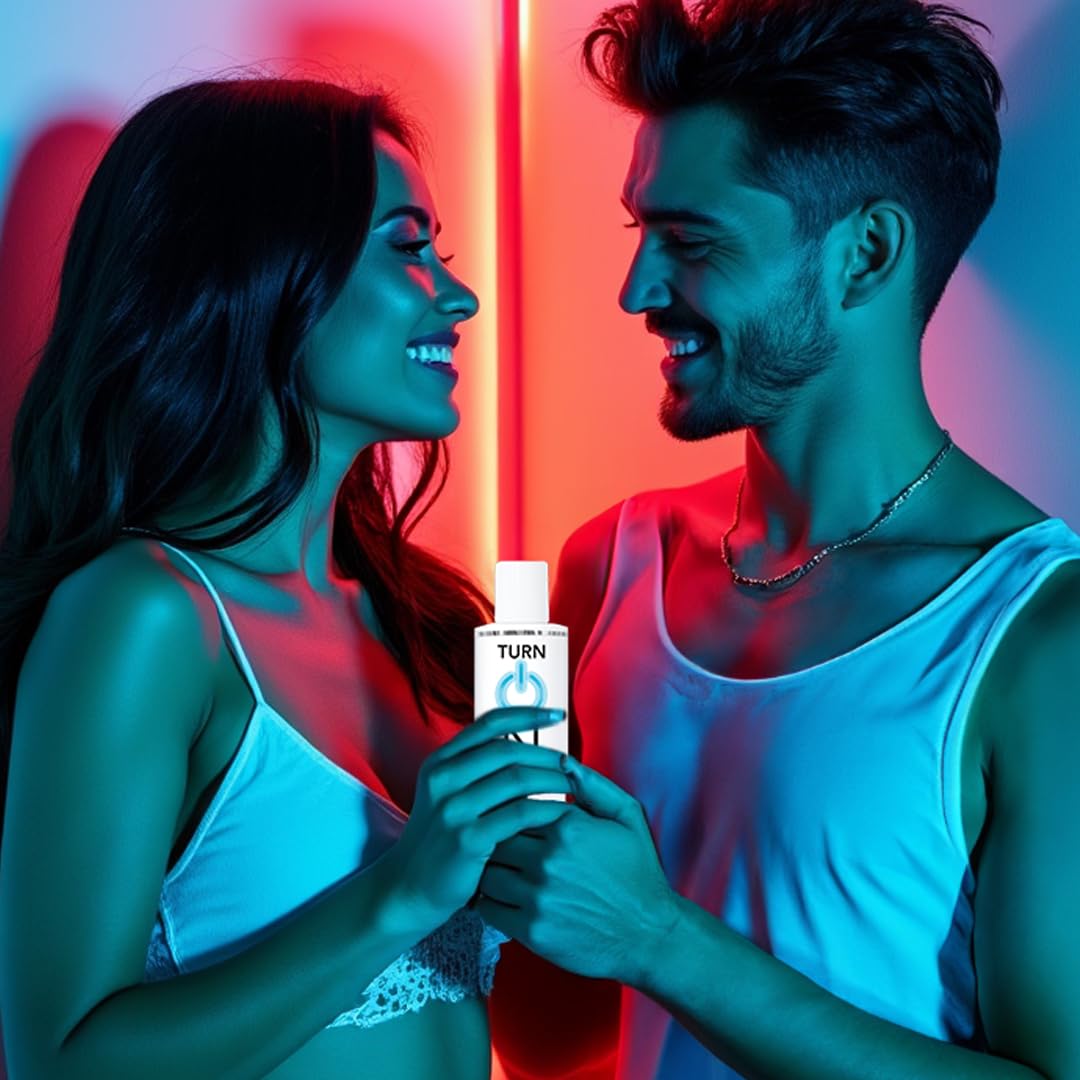 Turn On Water-Based Premium Personal Lubricant | Long Lasting, Ph Balanced, Hypoallergenic, Condom Safe Lube for Men, Women, and Couples, 12 fl oz