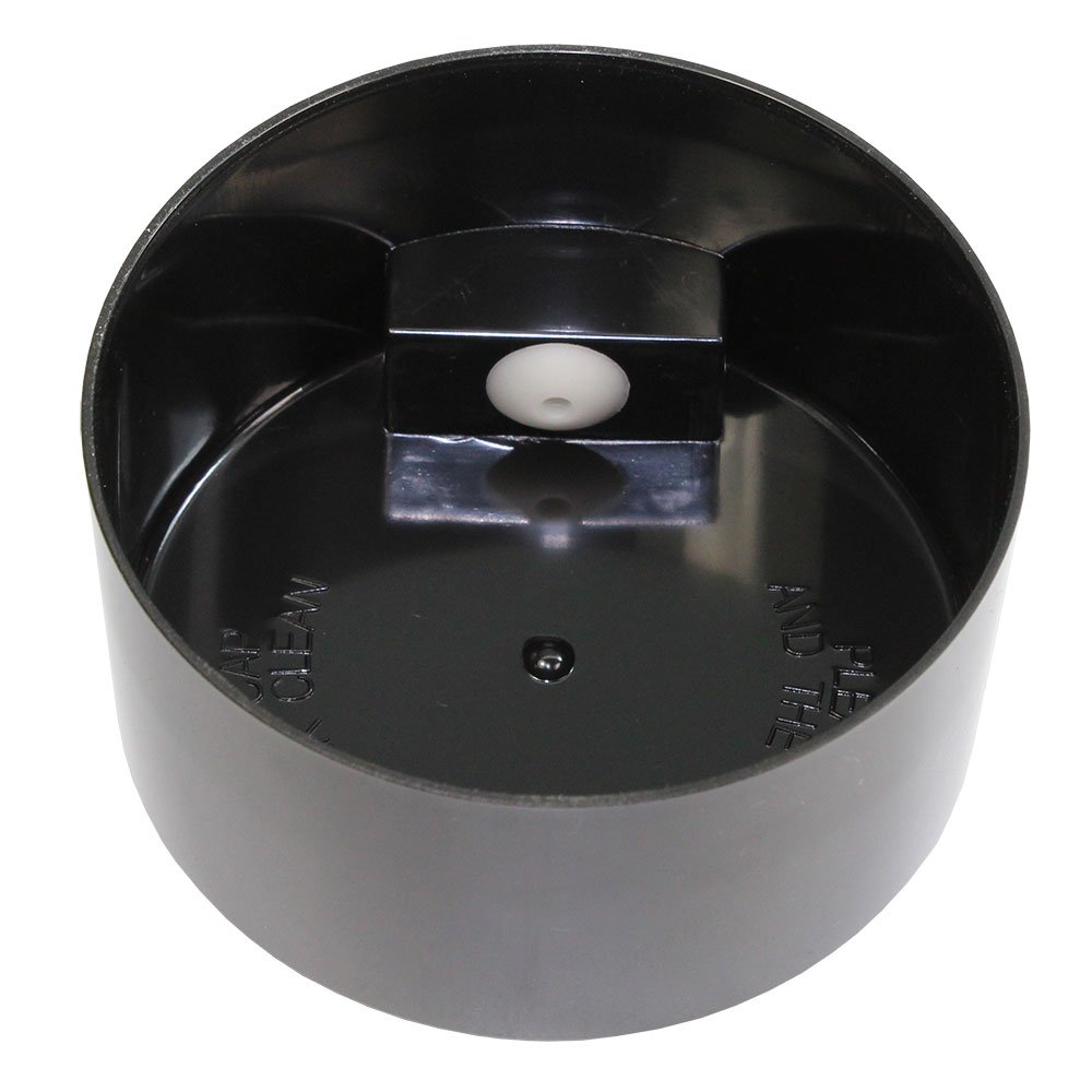 Tightvac - 1 oz to 6 ounce Airtight Multi-Use Vacuum Seal Portable Storage Container for Dry Goods, Food, and Herbs - Black Cap & Black Body