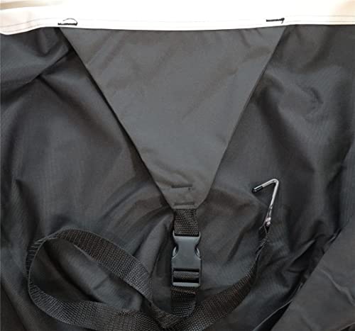 600D Snowmobile Travel and Storage Cover Compatible for 2010-2013 Model Year Polaris 600 Rush Sleds. Slush and Mud Protection