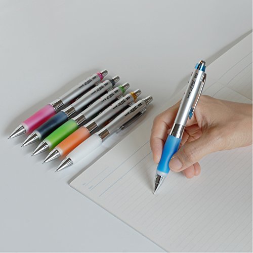 uni Alpha-Gel Shaker Mechanical Pencil - White/Soft Grip 0.5mm (M5617GG1P.1)