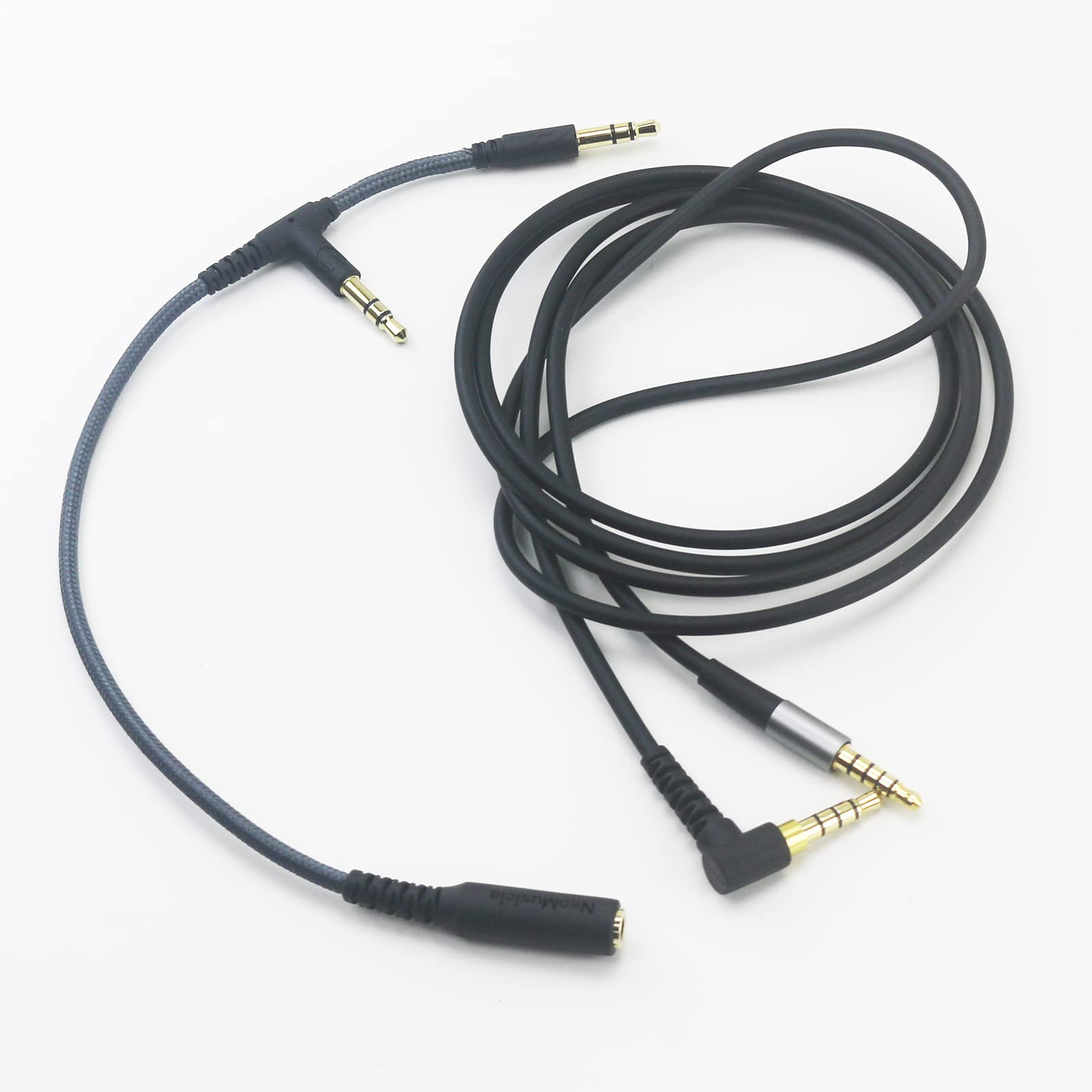 NewFantasia Replacement Audio Cable 3.5mm 5 Pole Male Compatible with SteelSeries Arctis Nova 1, 1X, Pro, 7, 7X, 1P Gaming Headset 1.3meters/4.3feet