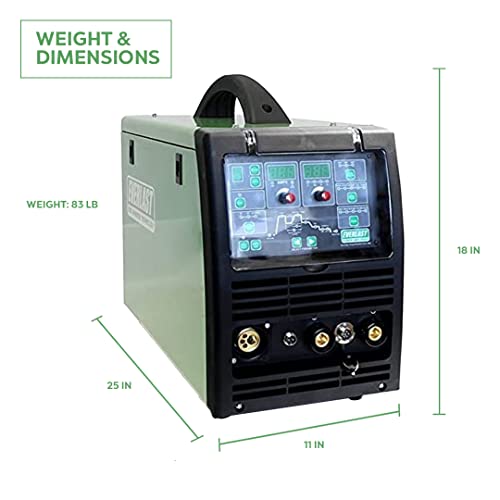 2021 Everlast PowerMIG 253DPi GMAW-P/SMAW 250A 220v 1PH