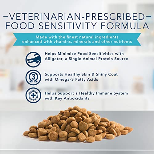 Blue Buffalo Natural Veterinary Diet NP Novel Protein Dry Dog Food, Alligator 22-lb bag