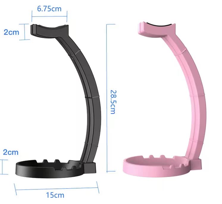 Multi-Funtions Headphone Stand Headset Holder for SteelSeries arctis 9X & arctis pro & arctis 7 Gaming Headset and Others (Black)