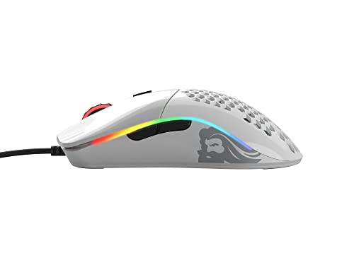Glorious PC Gaming Race Model O Gaming-Mouse - White, Glossy