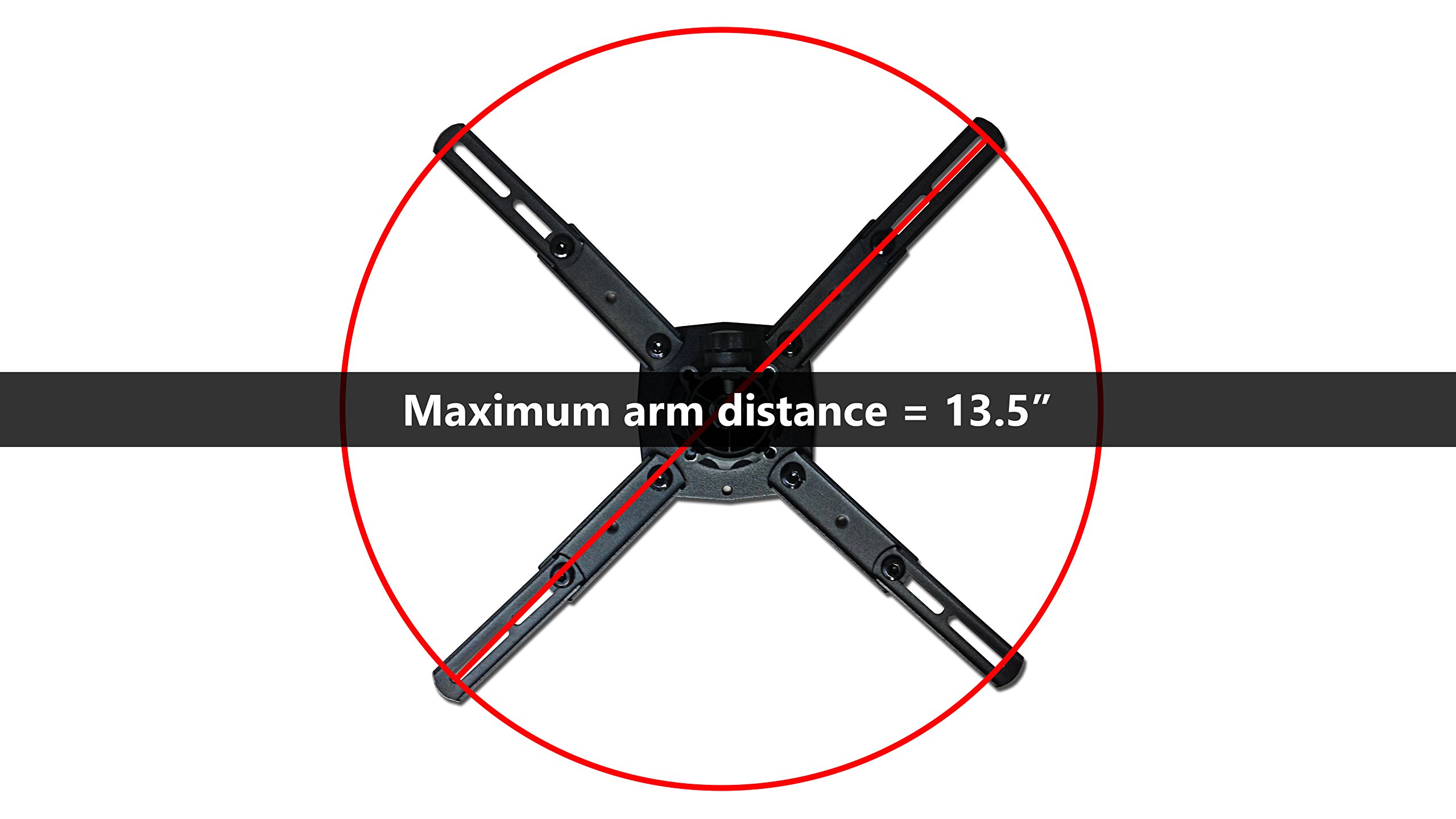 STR-MOUNTSB Silver Ticket Products LCD/DLP Low Profile Universal Projector Mount (3" Low Profile)