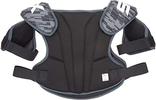 STX Lacrosse Stallion 75 Shoulder Pad, Black, Large