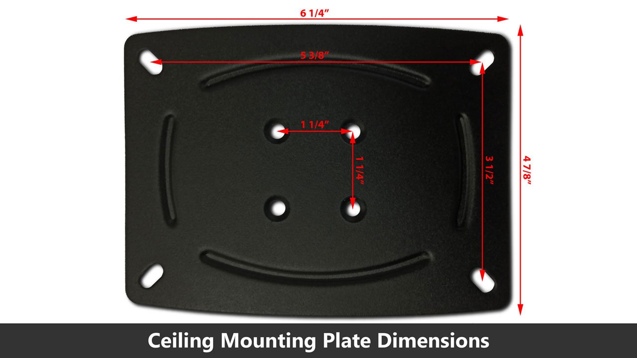 STR-MOUNTSB Silver Ticket Products LCD/DLP Low Profile Universal Projector Mount (3" Low Profile)