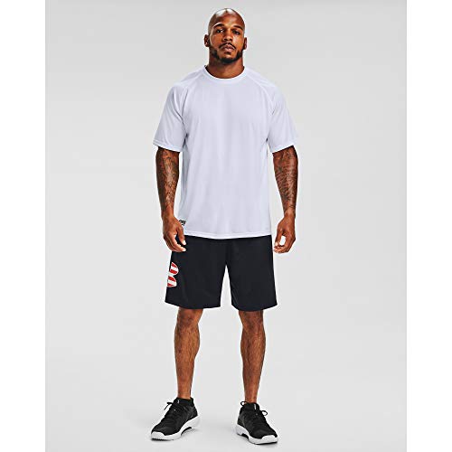 Under Armour Men's Freedom Tech Logo Shorts , Black (001)/Black , Large