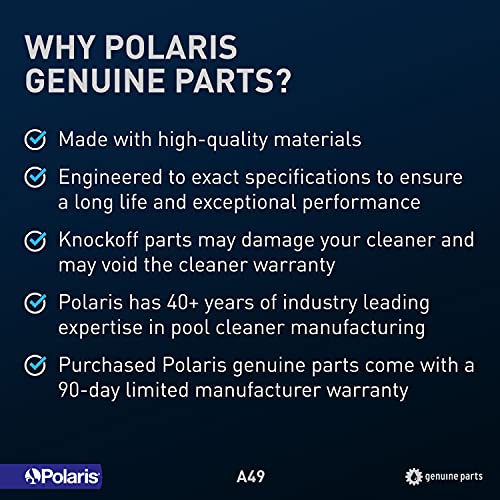 Polaris A49 180/280 Parts Tune Up Kit Compatible with Models 280, TR28P, 180 Pressure-Side Pool Cleaner, White