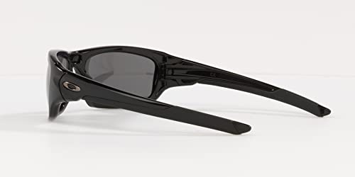 Oakley Men's OO9236 Valve Rectangular Sunglasses, Black/Grey Black Iridium Polarized, 60 mm