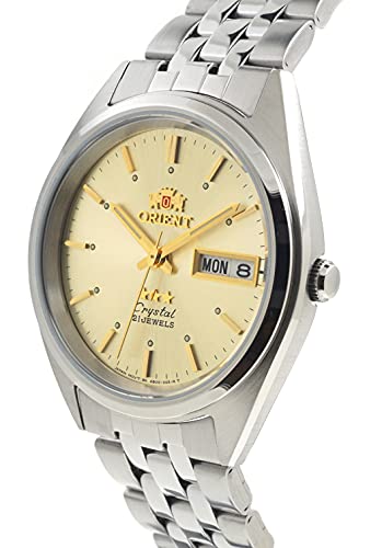 Orient TriStar Mens Classical Automatic Sunray Champagne Dial Watch AB0000AC