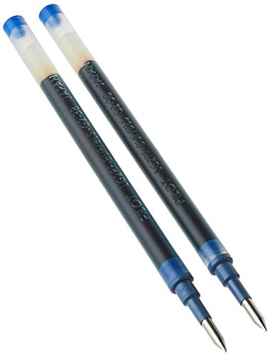 PILOT G2 Gel Ink Refills For Rolling Ball Pens, Ultra Fine Point, Blue Ink, 2-Pack (77288)