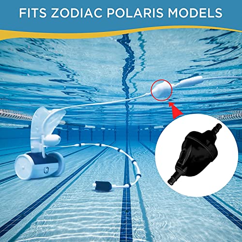 MAKHOON Pool Cleaner Complete Backup Valve Kit G62 Replacement for Zodiac Polaris 280 380 3900 Sport, 280 Black Max F5B, TR35P Pool Cleaners (Black)