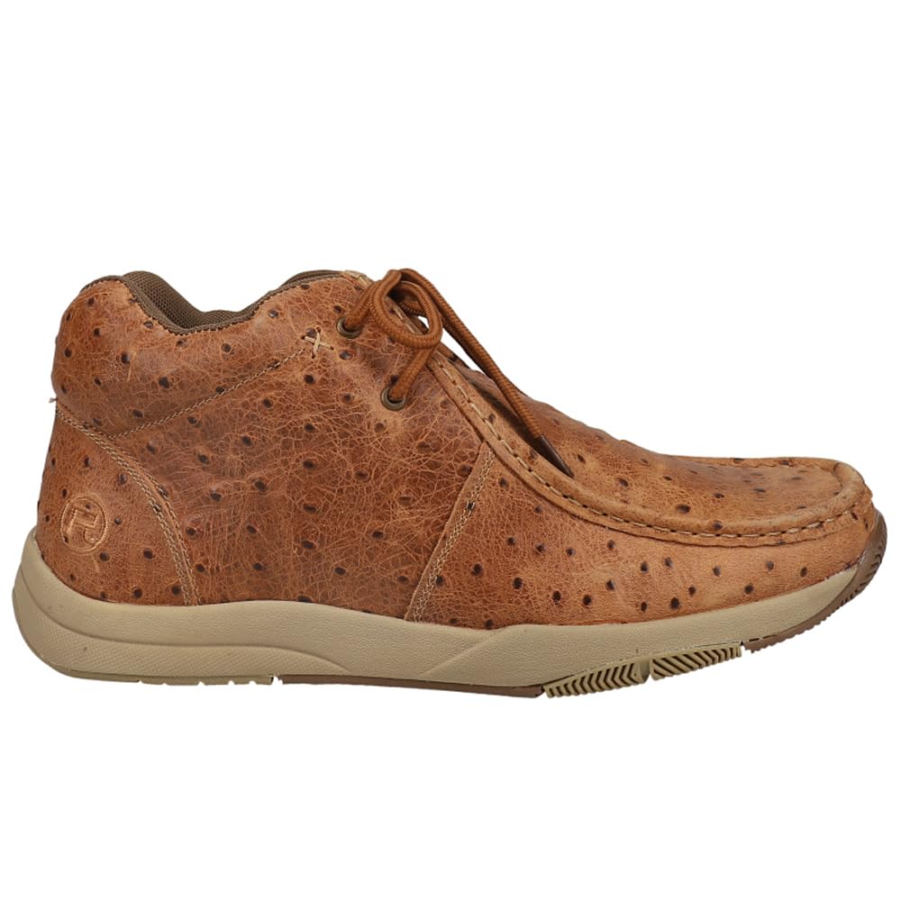 ROPER Mens Clearcut Textured Moc Toe Chukka Casual Boots - Brown - Size 9 D