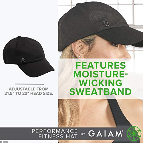 Gaiam Hat - Performance MeshDry Fit Sweat Headband, White