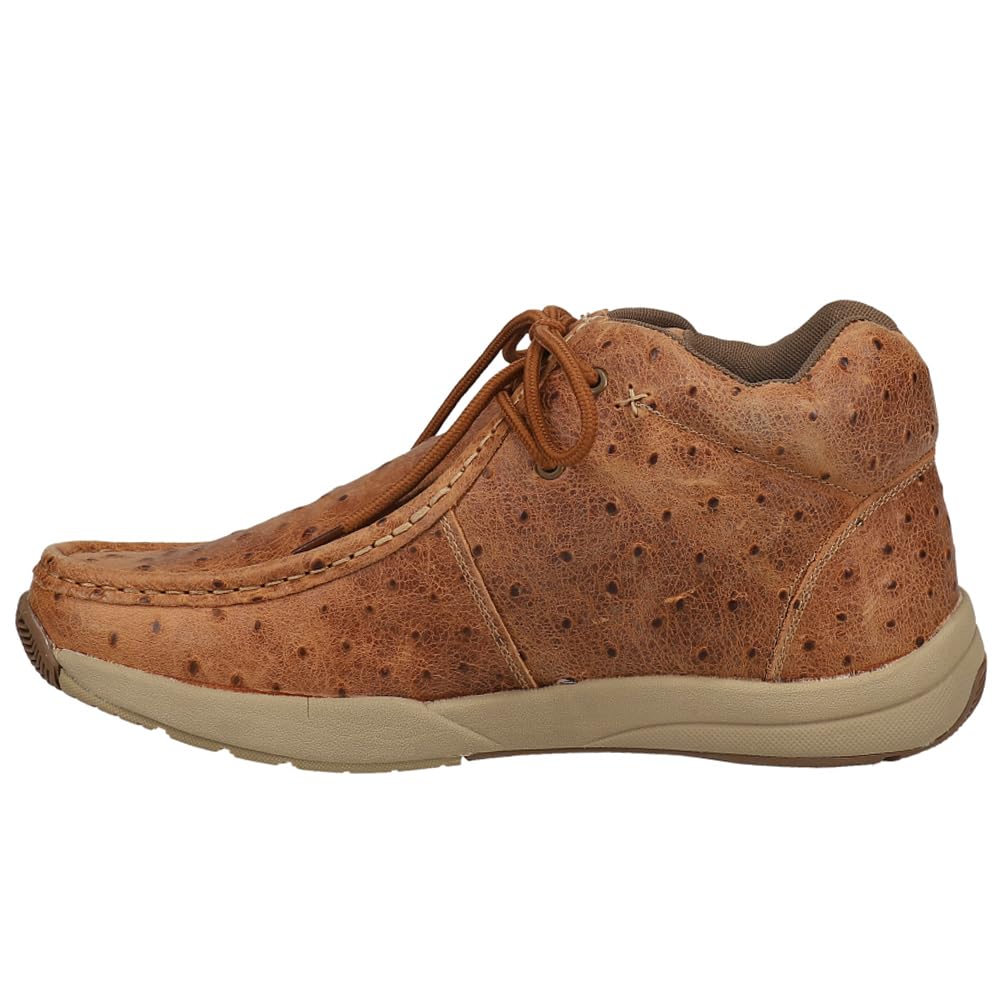 ROPER Mens Clearcut Textured Moc Toe Chukka Casual Boots - Brown - Size 9 D