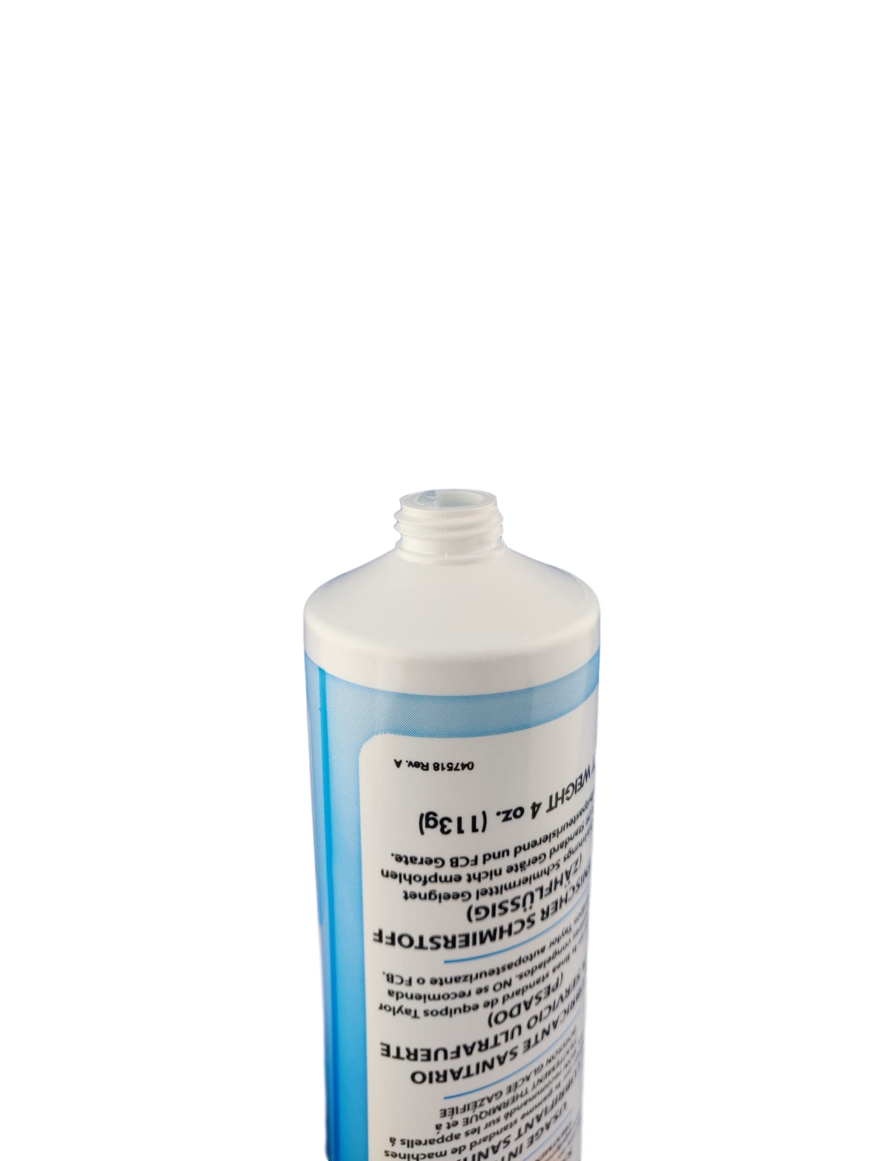Taylor Blue Lube, 1 x Heavy Duty Sanitary Lubricant, Food Safe Lube, Soft Serve Lubricant, Compatible with: Stoelting, Taylor, 47518, 1 x 4 Oz Tubes