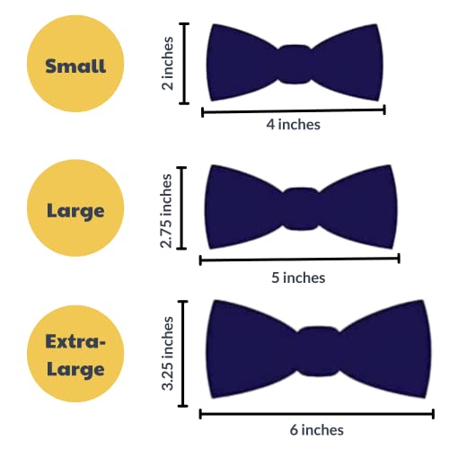 H&K Bow Tie for Pets | Cinco Fiesta (Small) | Velcro Bow Tie Collar Attachment | Fun Bow Ties for Dogs & Cats | Cute, Comfortable, and Durable | Huxley & Kent Bow Tie
