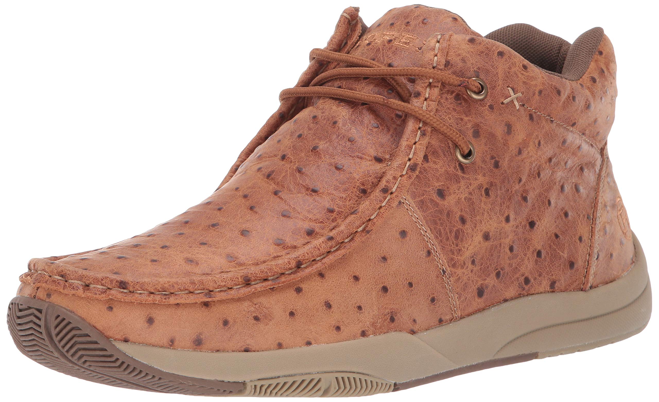 ROPER Mens Clearcut Textured Moc Toe Chukka Casual Boots - Brown - Size 9 D
