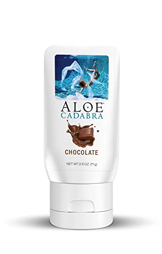 Aloe Cadabra Chocolate Lube Organic Natural Water-Based Lubricant for Women, Men and Couples, 2.5oz