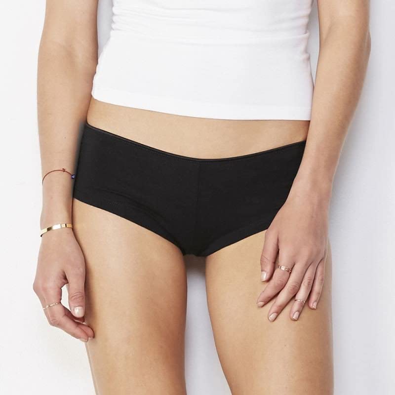 Wild Bobby Neon Anal Slut Sexy Naughty Slutty Women's Cotton Spandex Booty Shorts, Black, Large