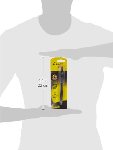Pilot G2 07 Black Fine Retractable Gel Ink Pen Rollerball 0.7mm Nib Tip 0.39mm Line Width Refillable BL-G2-7 (6)