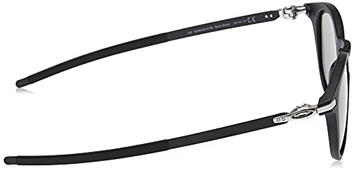 Oakley Men's OO9439 Pitchman R Round Sunglasses, Satin Black/Prizm Grey, 50 mm