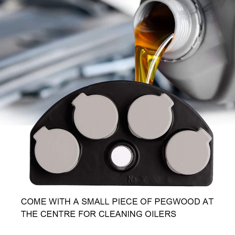 Watch Oil Dip Tool, 30180-A Watch Oiler Dish with Cover 4 Dish Watch Oil Dip Tool Watch Oiler Dish Repairing Accessory