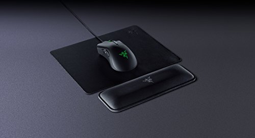 Razer Ergonomic Wrist Rest for Gaming Mice: Anti-Slip Rubber Base - Angled Incline - Classic Black