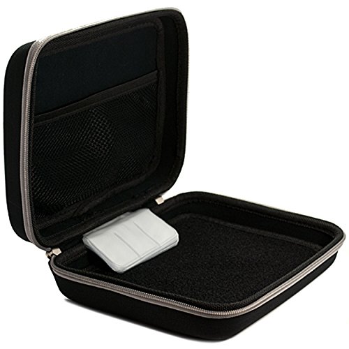 VanGoddy Black Gray Hard Shell Carrying Case Suitable for Miroir DLP Portable Pico Pocket Projectors M20 M45 M55 MP60 HD MP150A Mini MP160 MP200 Pro M220, Tilt M175 M200A, Smart M300A
