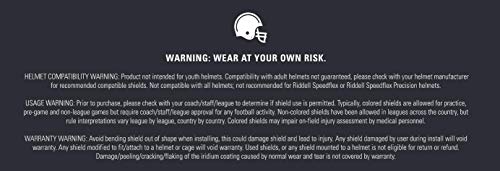 Oakley Legacy Football Shield - 60% Grey, One Size